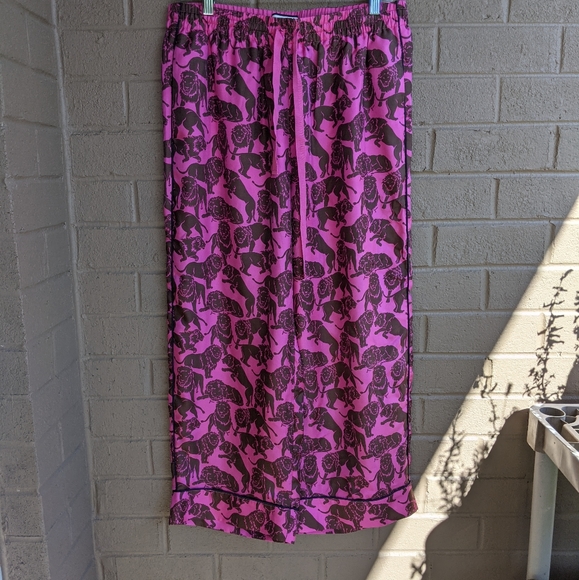 J. Crew | Pants & Jumpsuits | J Crew Collection Silk Lion Pants | Poshmark